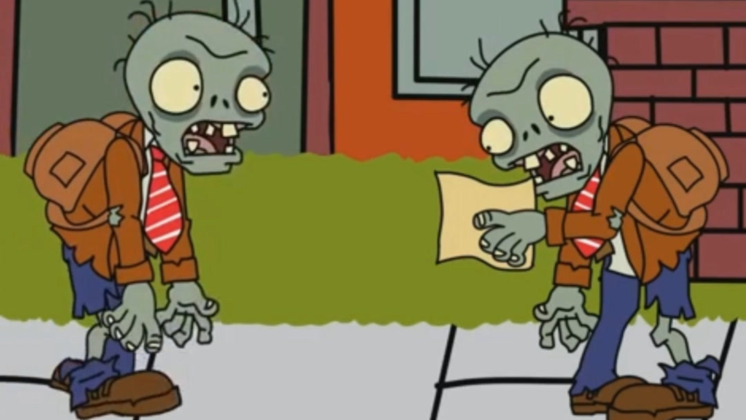 【植物大战僵尸动画】僵尸学校开学啦