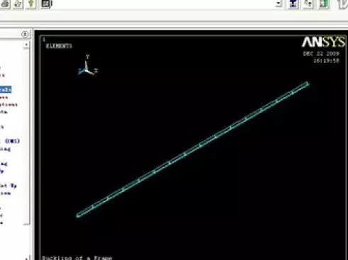 ANSYS 12.0有限元分析从入门到精通视频教程---实例:桁架结构屈曲分析