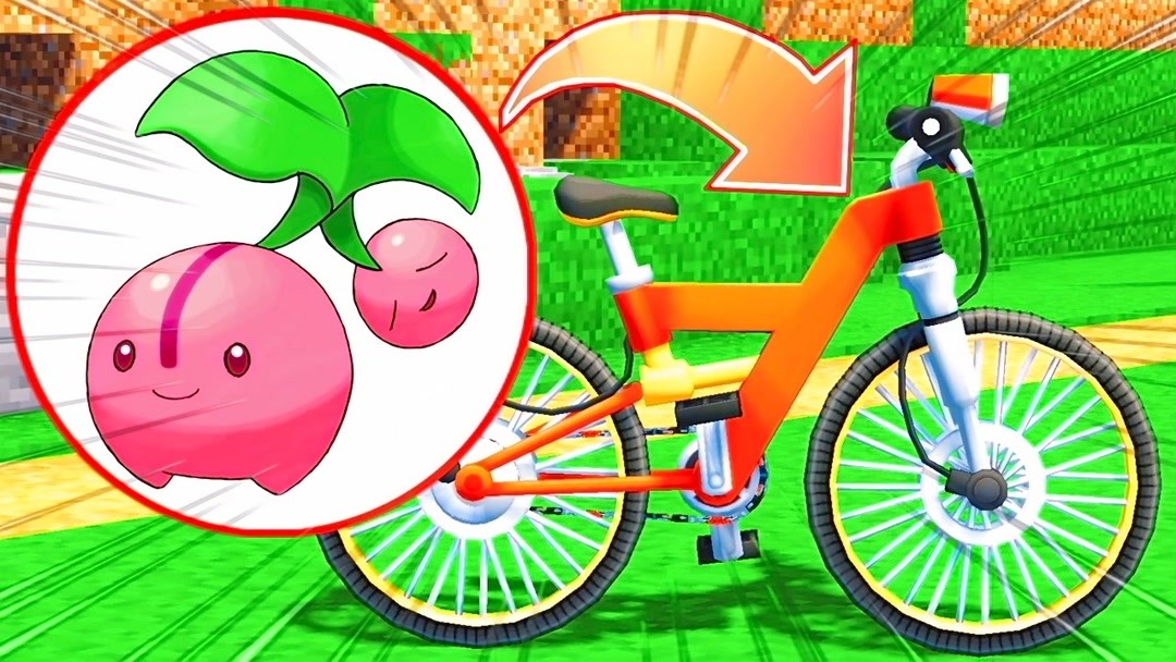 我的世界精灵宝可梦52:会自动站立自行车,一个等级球抓住樱花宝