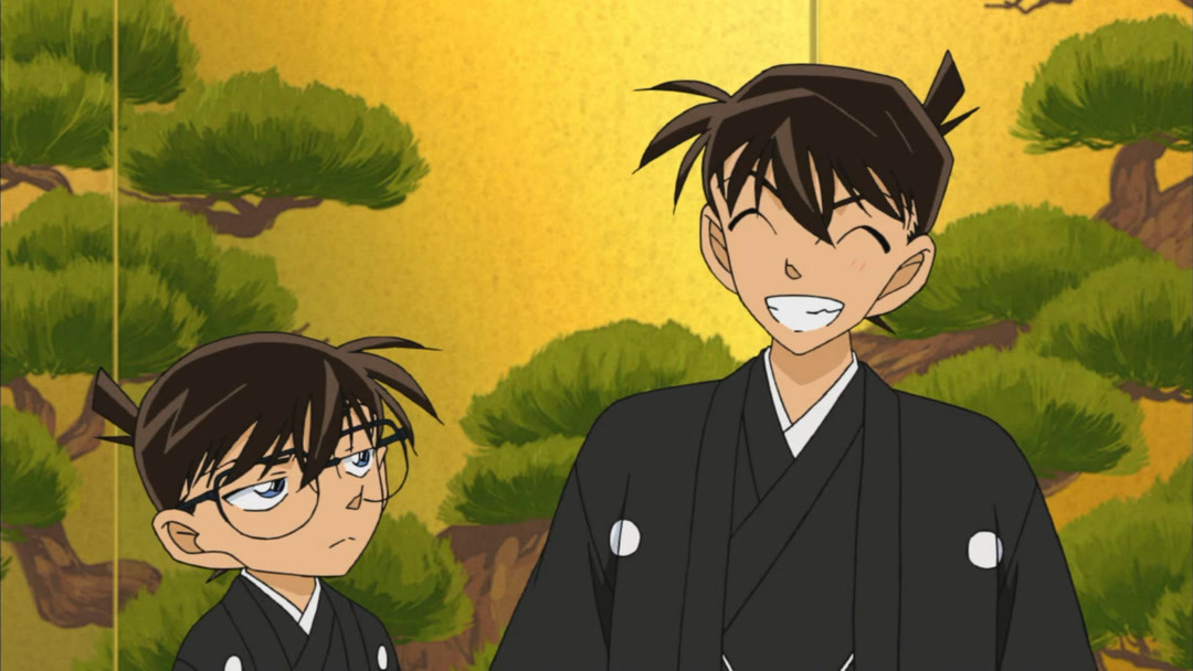 《名侦探柯南》怪盗基德假扮工藤新一 皮这一下很开心