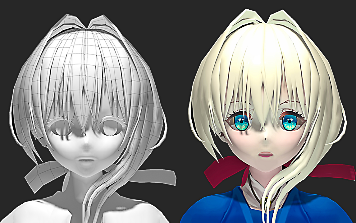 3Dmax人物模型制作教程,手把手教你如何布线布线,手绘贴图