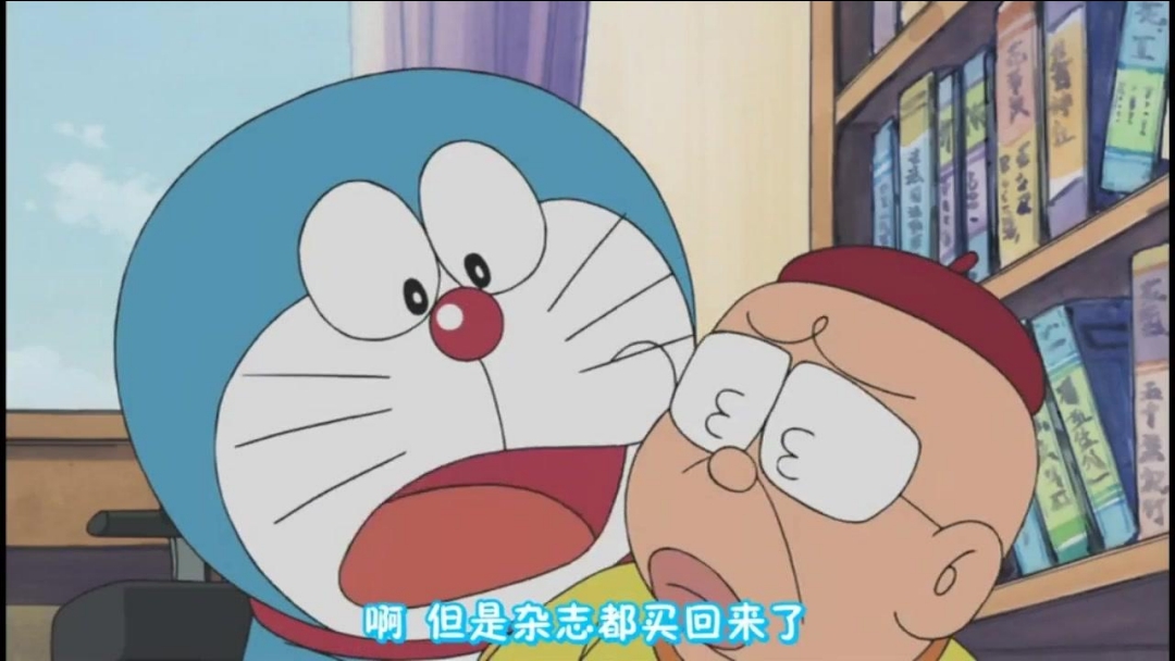 哆啦A梦:画家画不出漫画偷懒,哆啦A梦变身画家画漫画,666
