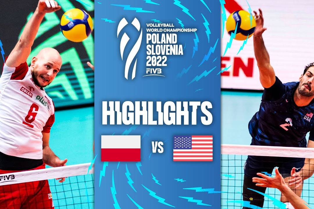 白尾海雕PK白头海雕!2022男排世锦赛1/4决赛波兰3:2美国HL