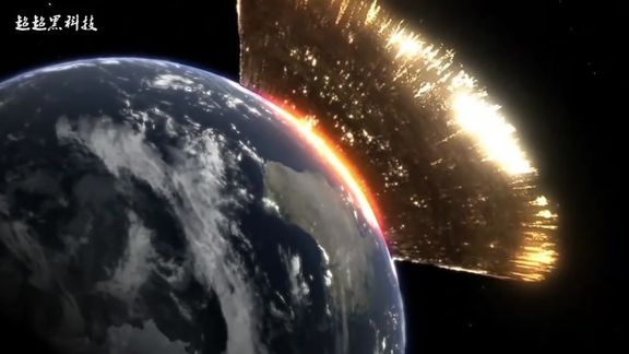 一个半径500Km的行星以光速撞击地球,会发生什么?看完心都凉了