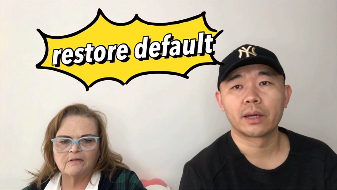 英语单词restore default讲解