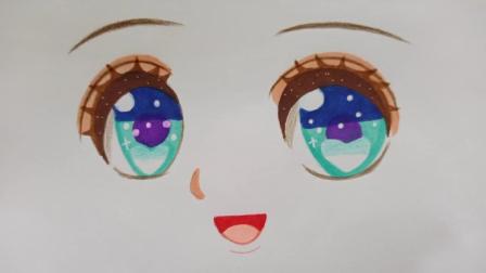简笔画:动漫眼睛!