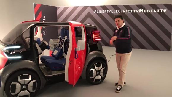 看看雪铁龙的超小型电动代步车