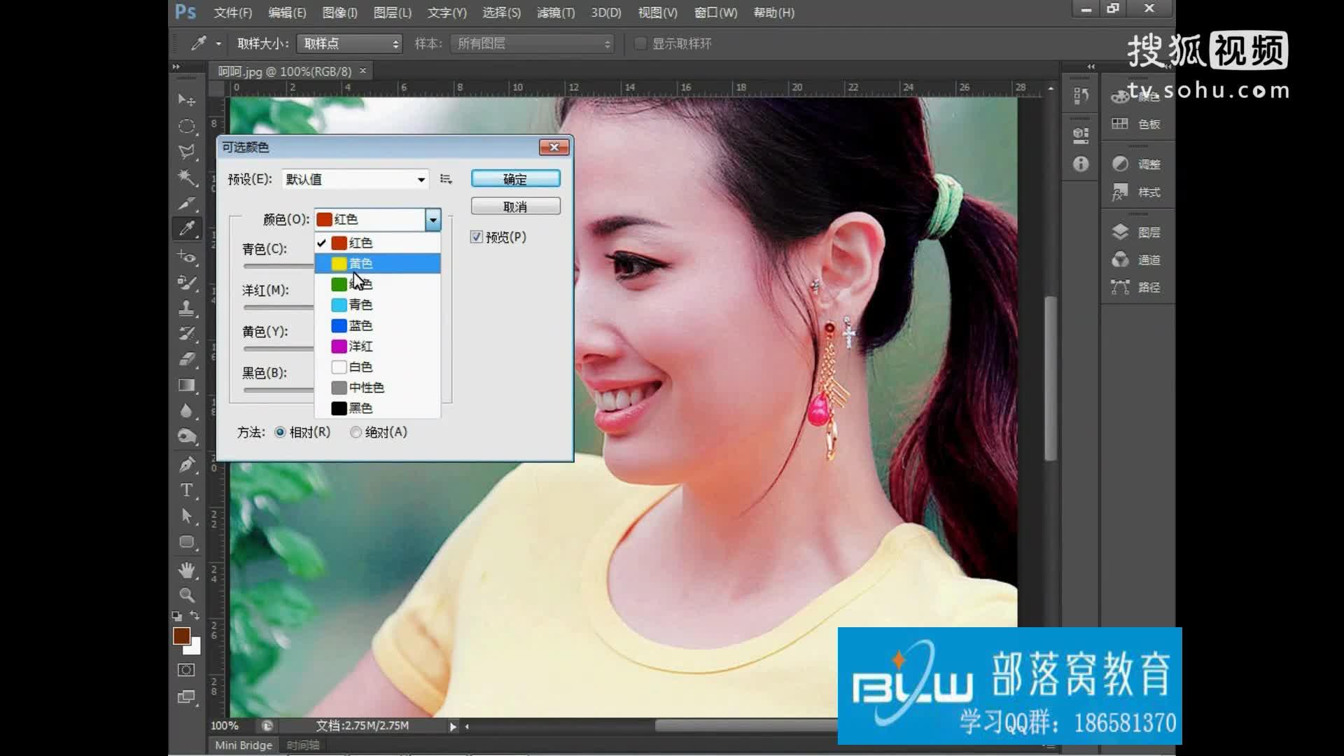 PS教程PS入门教程PS2015PS抠图PS调色PS合成P图PS动画平面...