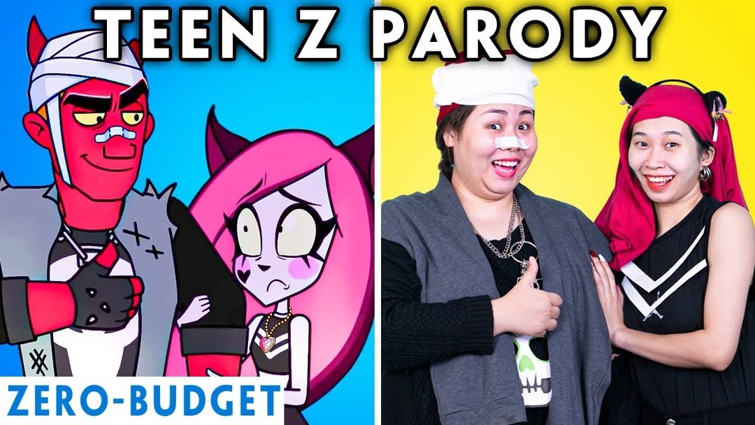 动画模仿秀:现实生活中的高中生角色,动作神还原!