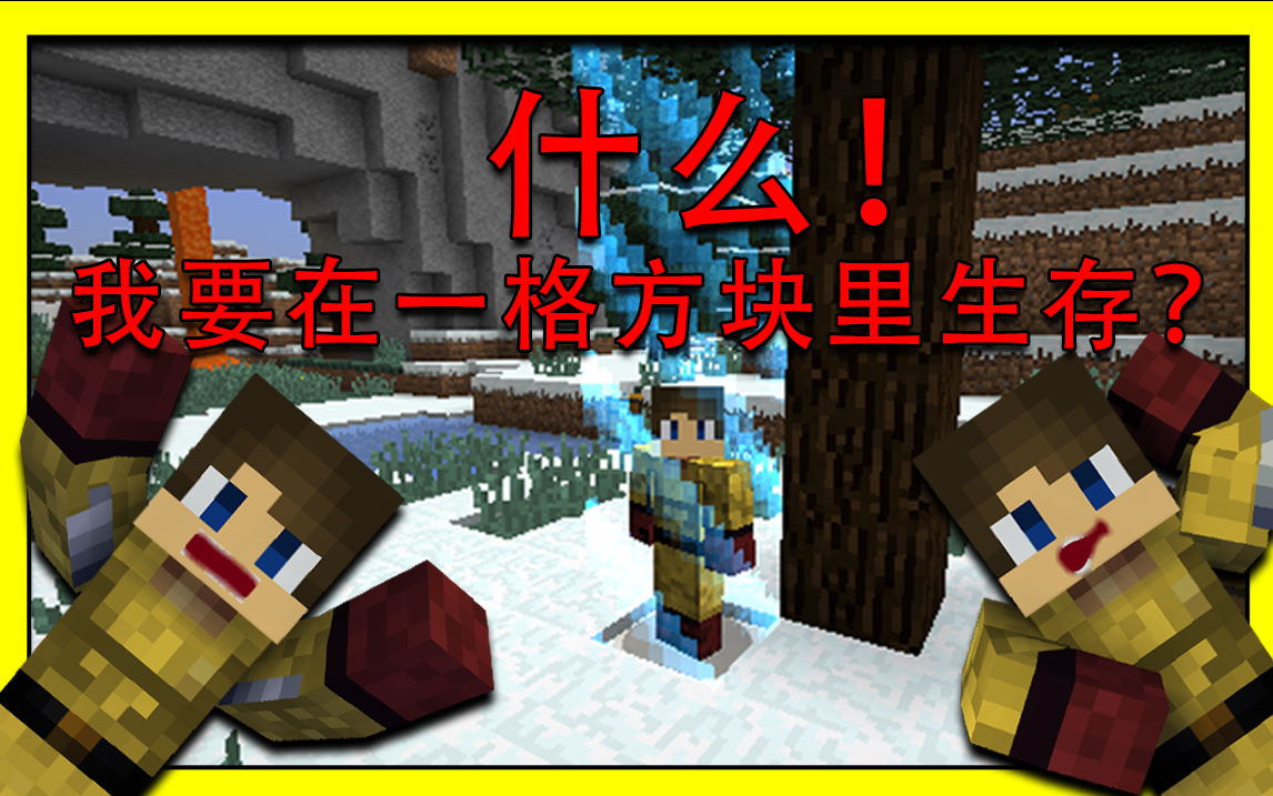 MC单挑生存一格方块的世界