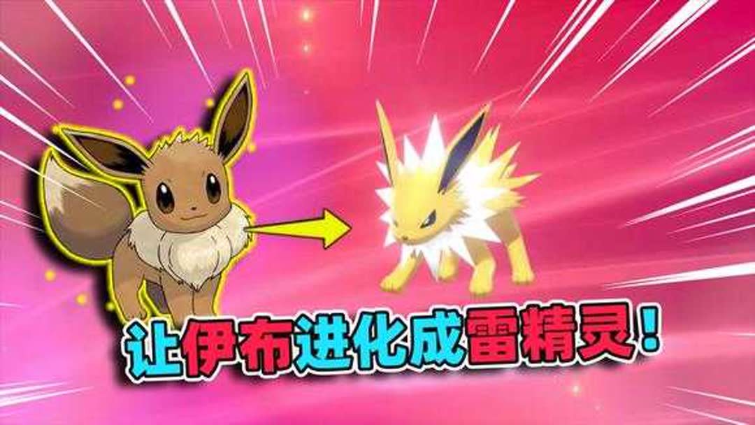 宝可梦剑盾07:获得一块雷之石,伊布成功进化成雷精灵!