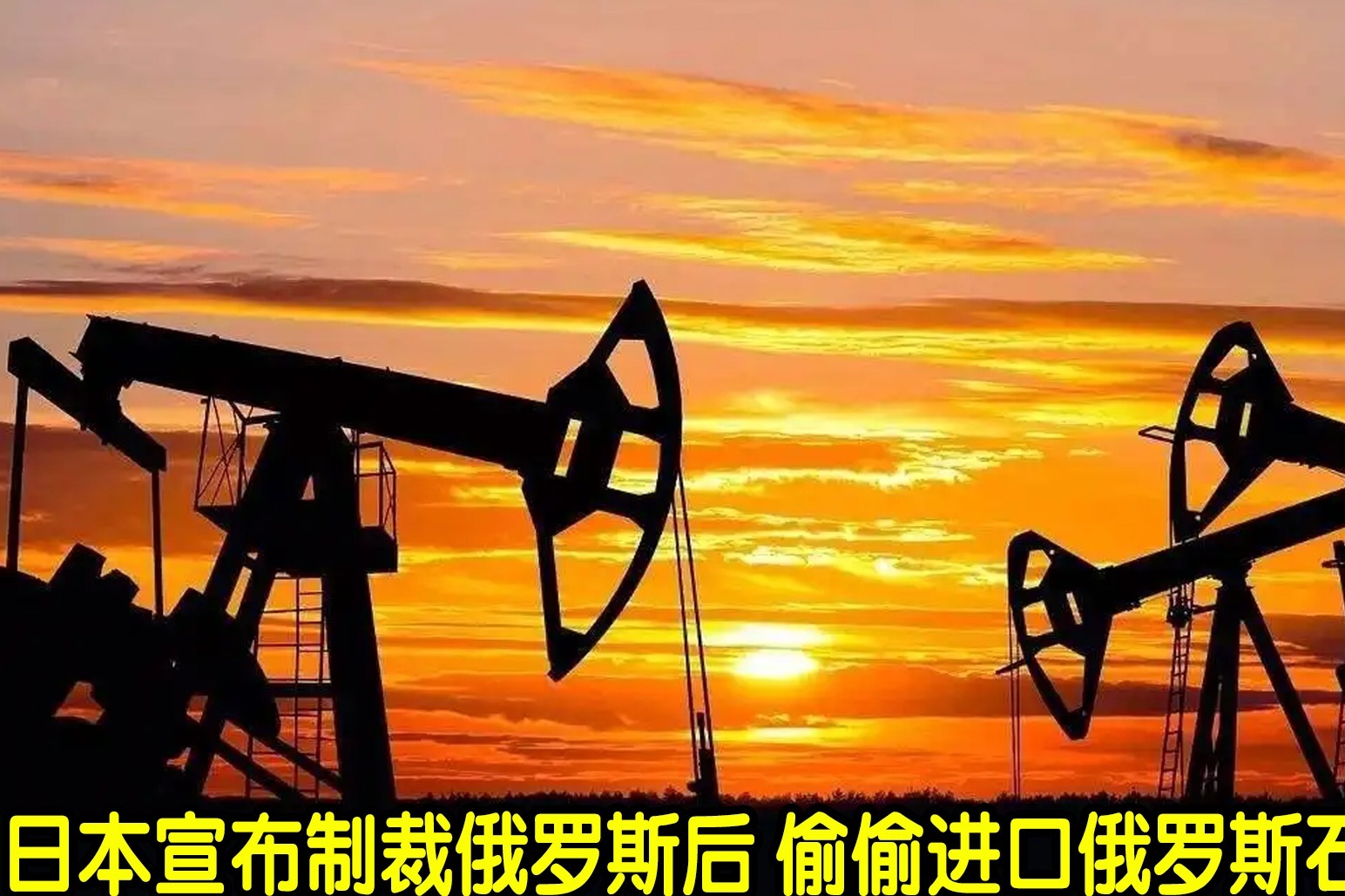 日本表面宣布制裁俄罗斯,背地却偷偷进口俄罗斯石油!这波操作牛