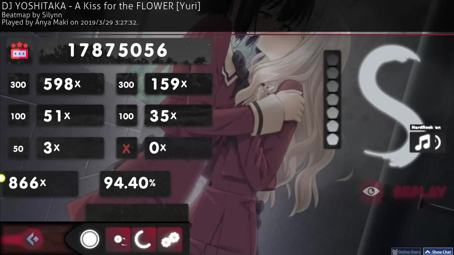 花吻HDHR全球榜#3 我这是怎么接上的?