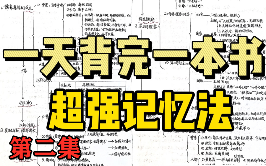 吐血分享!目前B站最完整的记忆力教程,堪比卢菲菲【记忆力】超脑力...