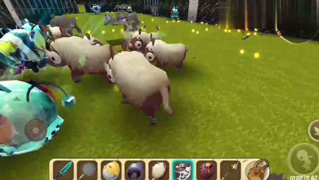 迷你世界:召唤100只皮皮牛挑战恶魔食人鱼!
