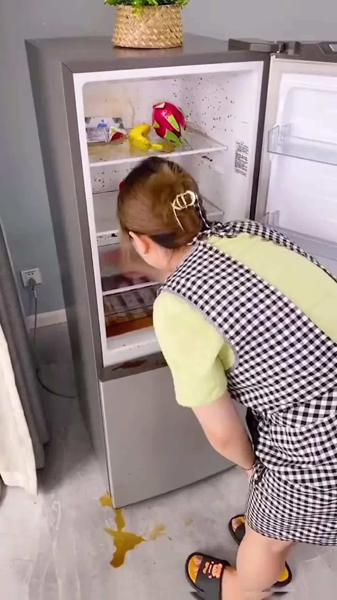 原来冰箱还能这样处理#冰箱疏通器