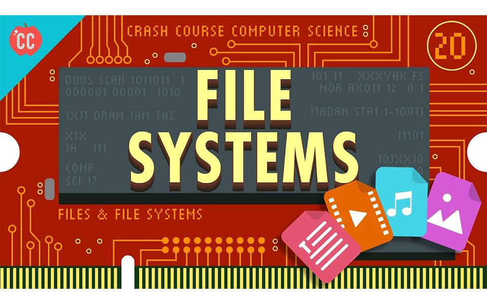 【双语字幕】【10分钟速成课:计算机科学】第20集-文件系统
