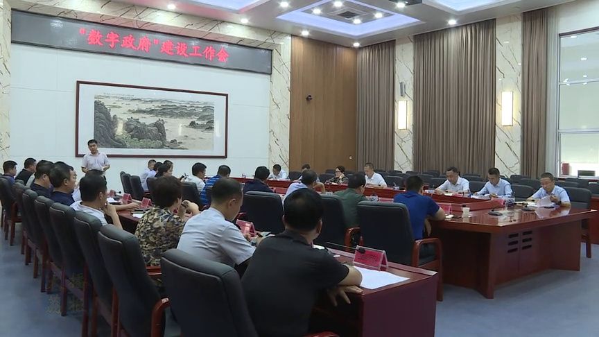 我县召开“数字政府”建设工作会