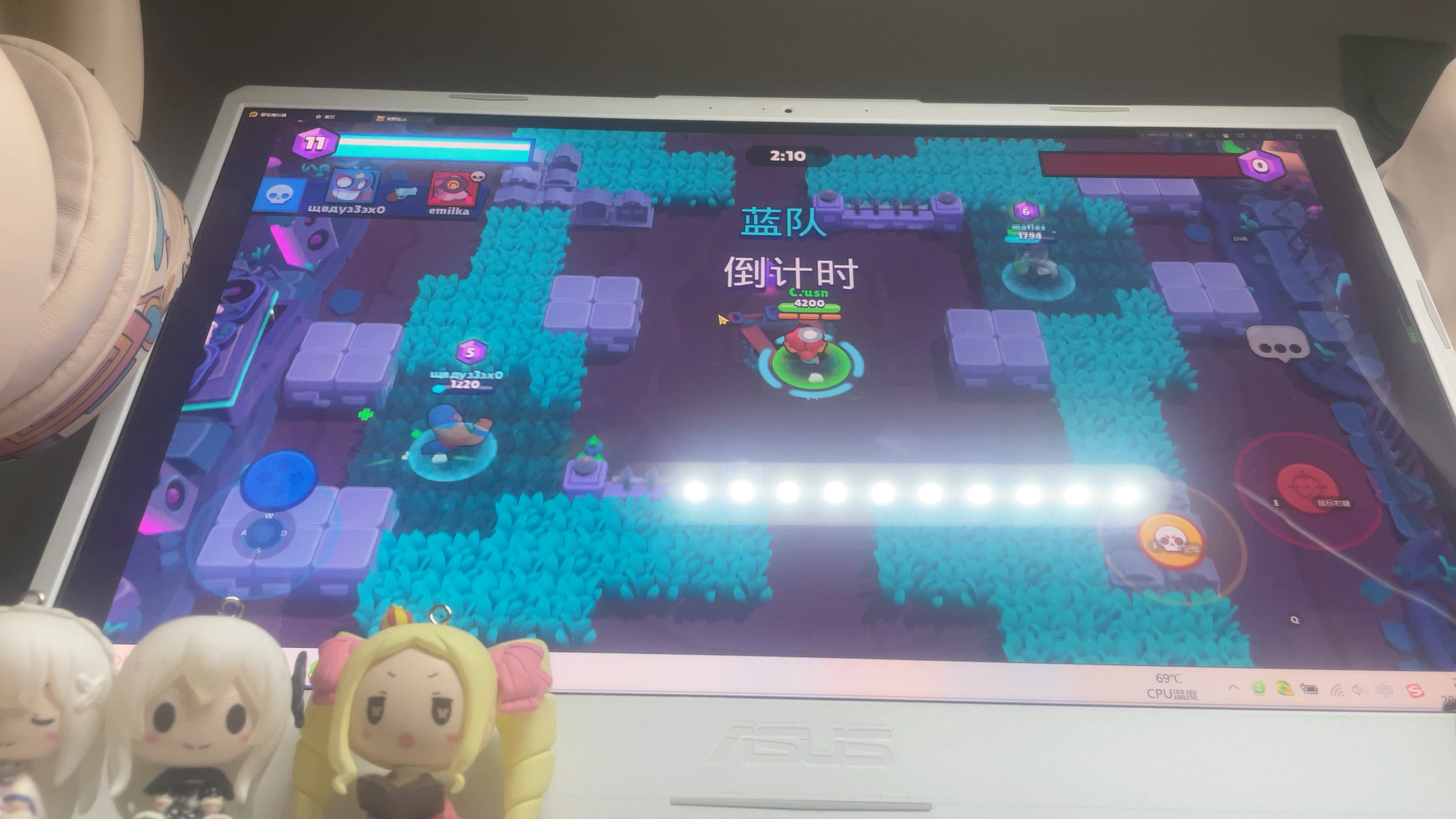 荒野乱斗国际版 电脑版 今天第一次录自己的声音 很尴尬