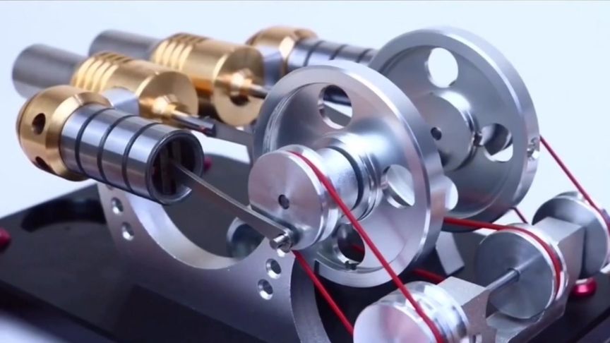 网购斯特林发动机模型,你见过这样的发动机吗?