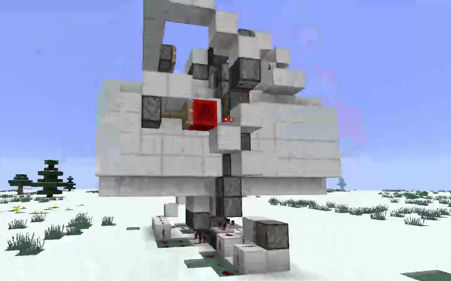 【我的世界】4×4活塞门