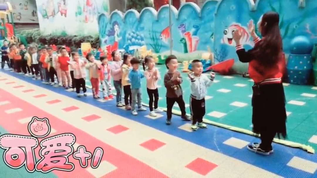 幼儿园中班户外游戏 唐僧骑马咚那个咚,后面跟着孙悟空…