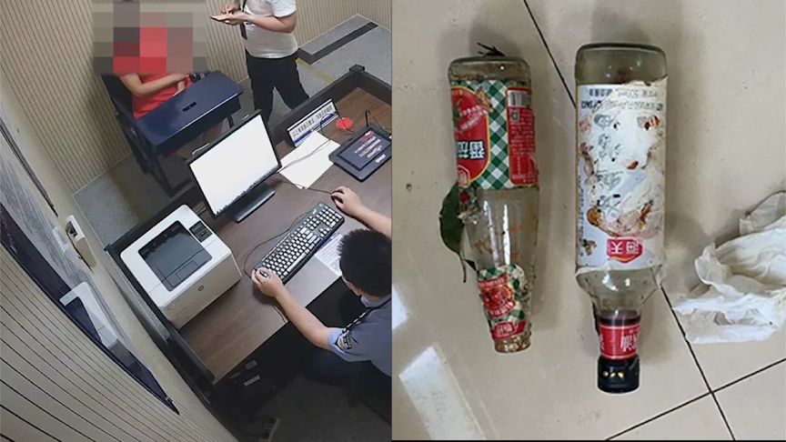 刑拘!大妈嫌垃圾重懒得下楼 高空抛下2袋垃圾 不停否认:我不知道