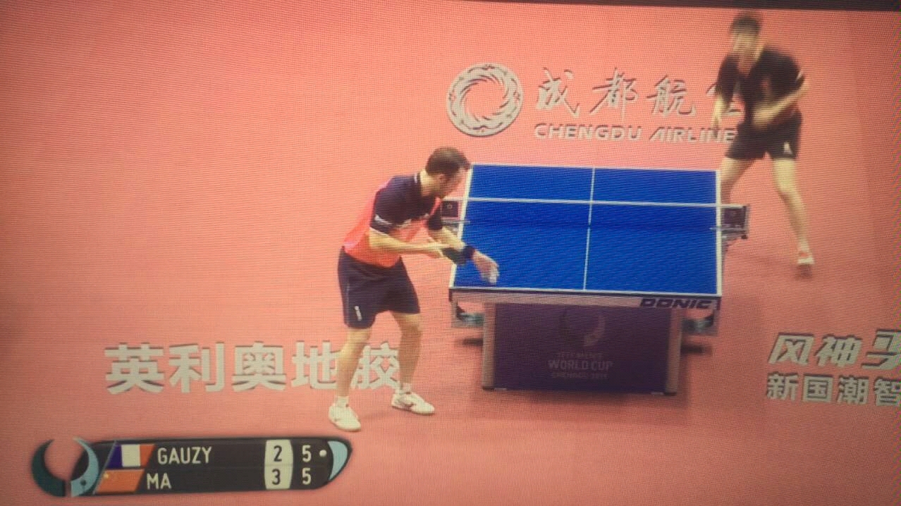 ...成都乒乓球男子世界杯1/8决赛马龙VS高茨比赛精彩回放 (Yi绝解说)