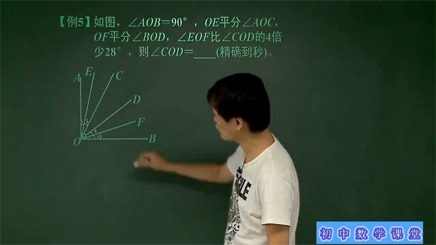初一数学:角的计算与证明例题,一节课彻底学会