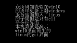 windows中有gui的linux子集系统