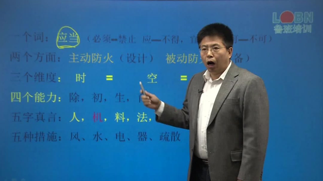 鲁班培训2015消防工程师消防安全案例分析-试听