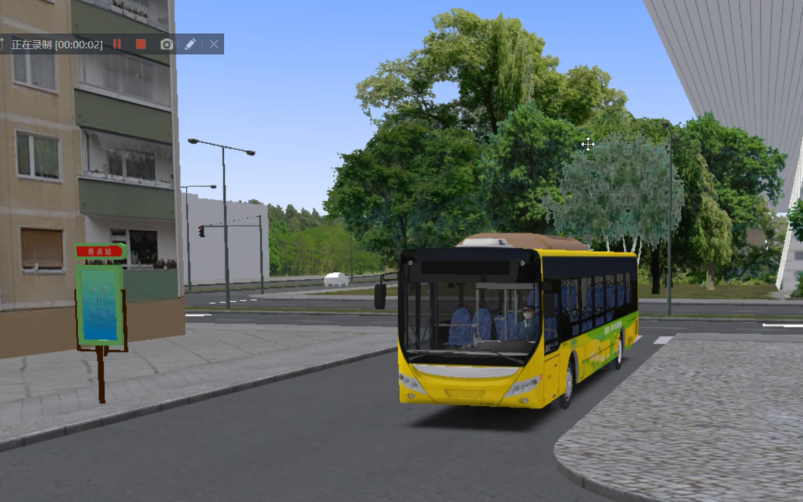 巴士模拟2:“乡村专线”金河市2.6 宇通H12,E8涂装2路