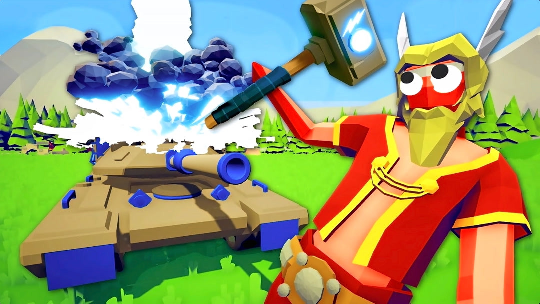 全面战争模拟器:200个野人对战一辆坦克!