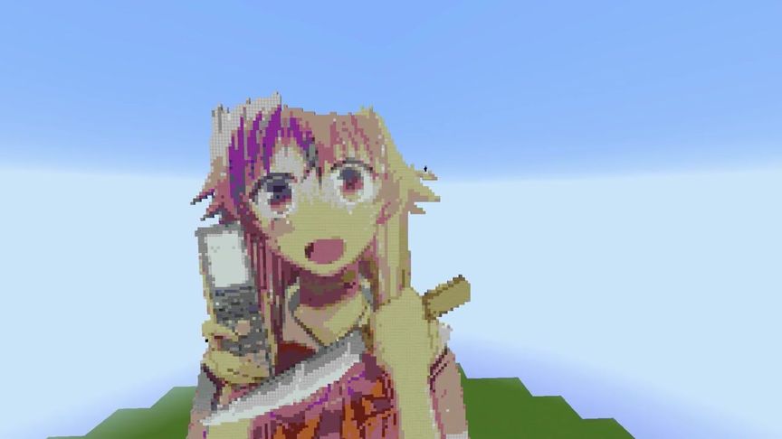 我的世界-像素画gasai yuno