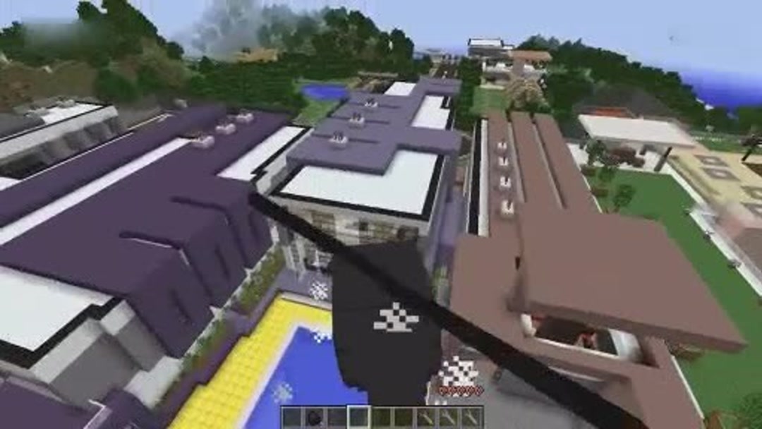 Minecraft我的世界 一键命令方块 - 直升机 原版1.9