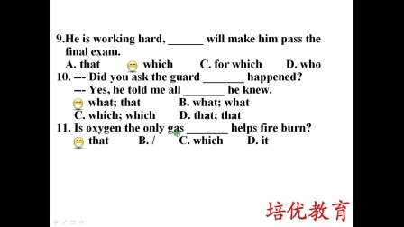 初中英语 语法 定语从句三