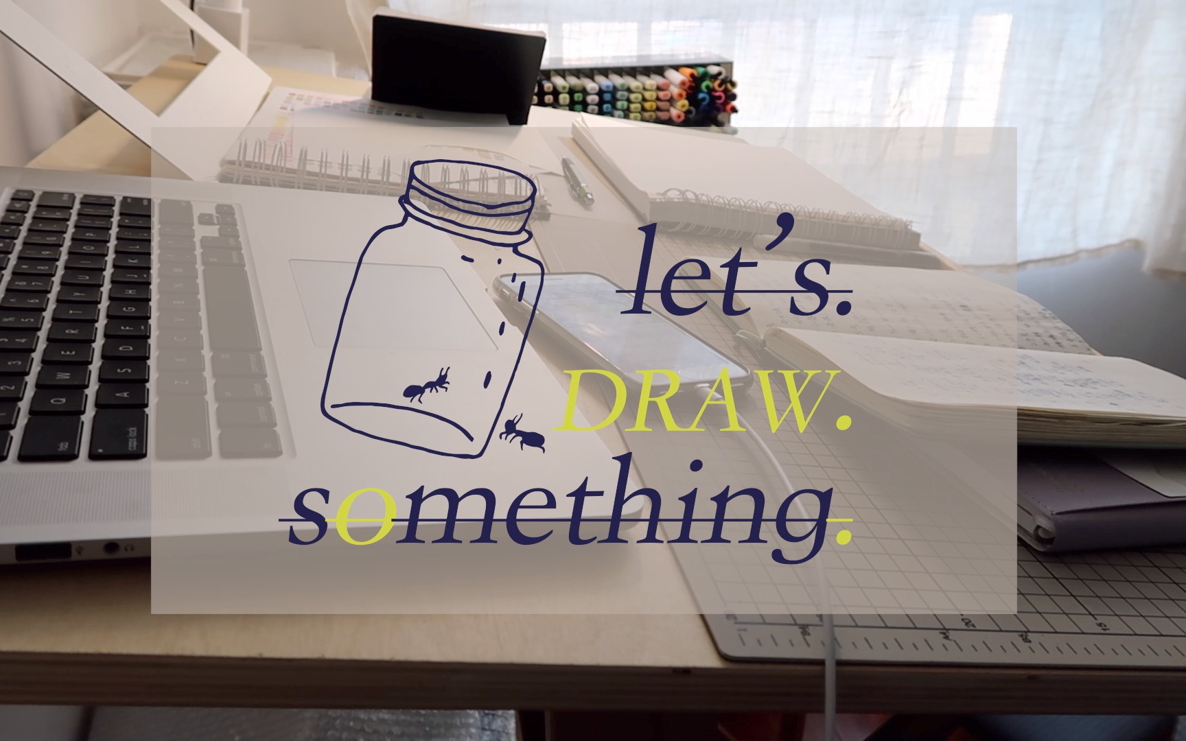 【手绘插画】amis的手绘日常#5 一起静心宅～