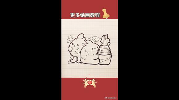 主题【偷吃冰淇淋】用数字3⃣️画小萌物。