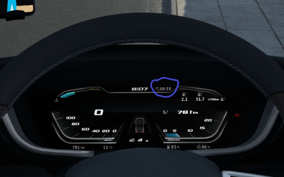 DAF新仪表盘与导航联动 演示