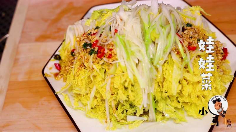 娃娃菜原滋原味的做法,小马厨吃了都停不下来,看怎么做的吧