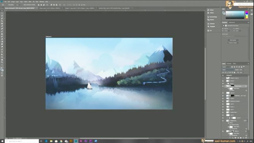 ps作品1-美丽2D梦幻风景