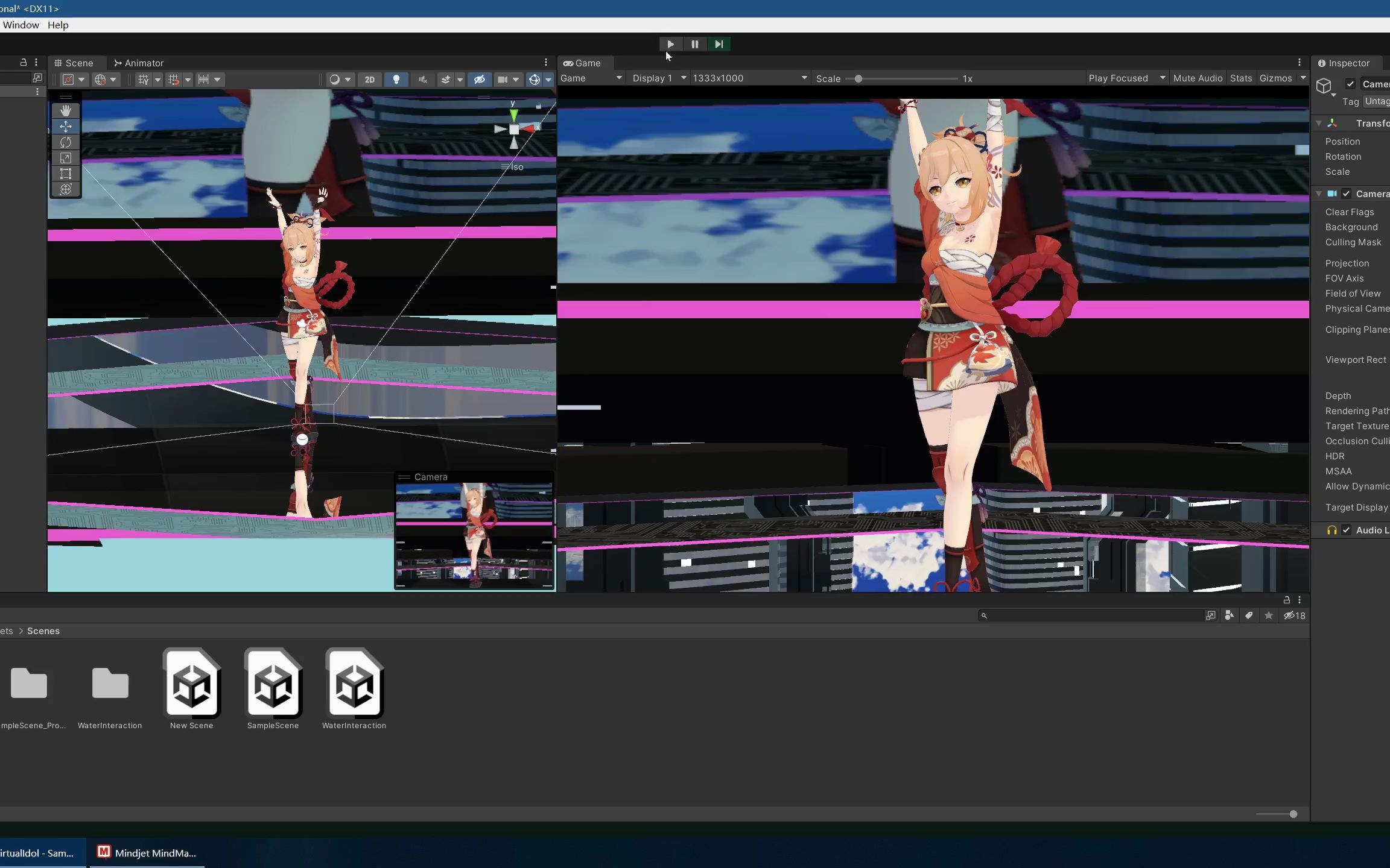 ...Unity+MMD“虚拟偶像”开发 07 Recorder插件将相机导出为高清视频
