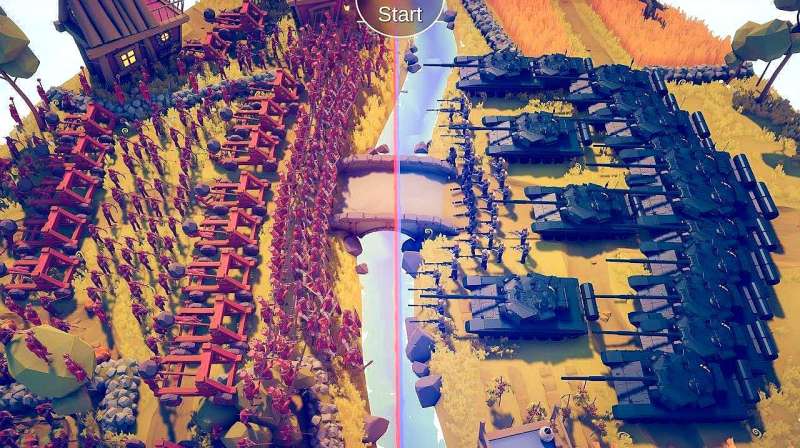 全面战争模拟器:现代vs古代兵种大混战!