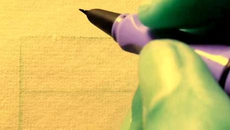 硬笔书法行楷技巧:言字旁写法