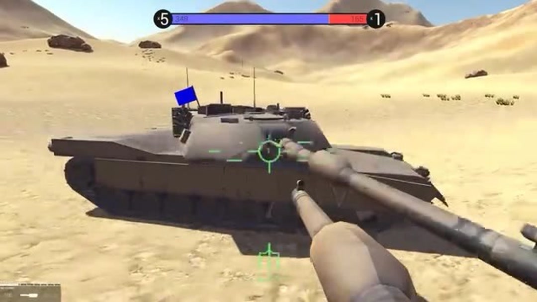 战争模拟器!坦克大战!一击炸毁敌军重型坦克 面面解说