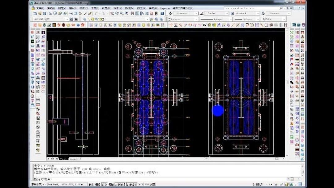 UG模具设计学习视频- 模具零件的设计 整个结构图的完善