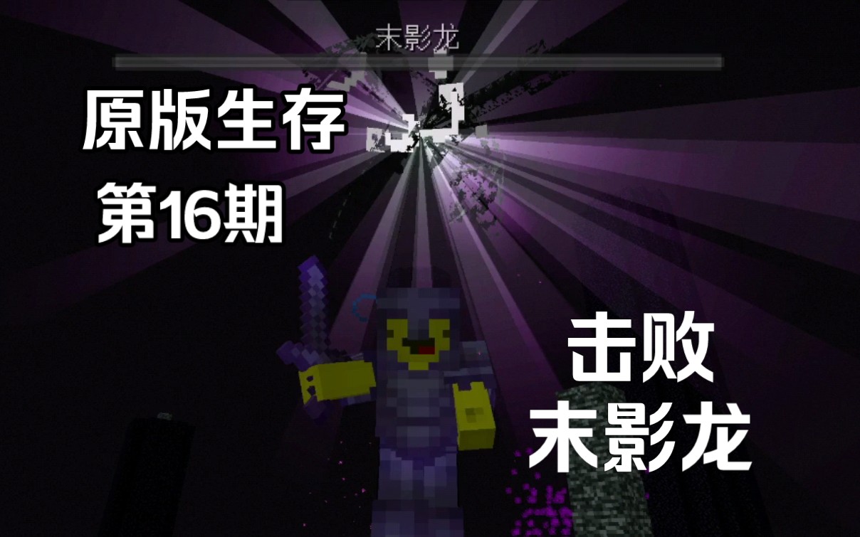 我的世界 无模组原版生存 第16期 击败末影龙 取得鞘翅