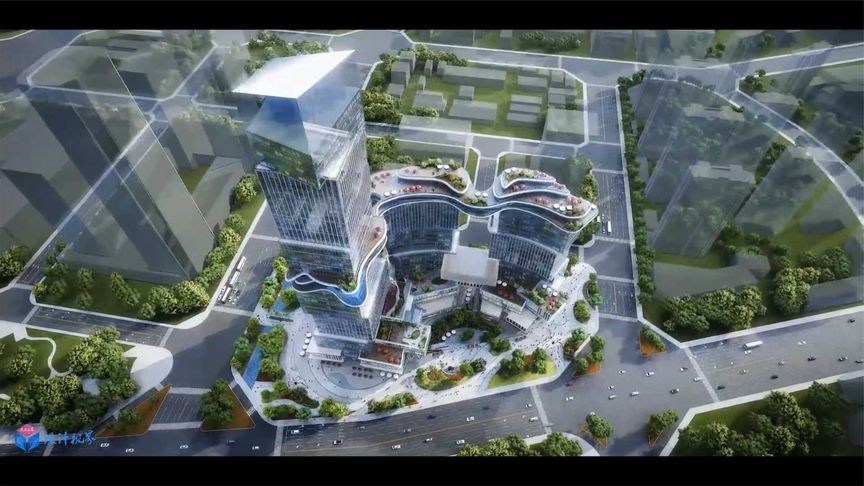 来看一个商业综合体动画动效表现设计…