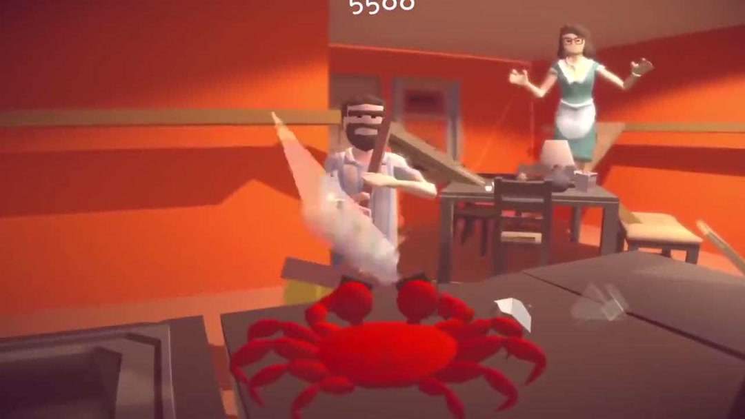 地瓜解说:螃蟹模拟器,想吃个螃蟹太难了,不会点功夫真打不过它