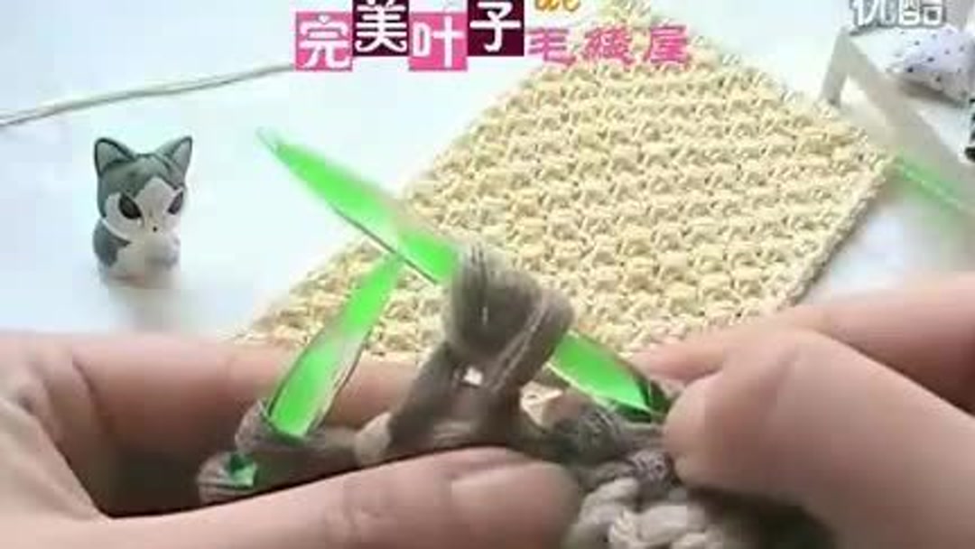 围巾的编织方法 围脖的编织视频
